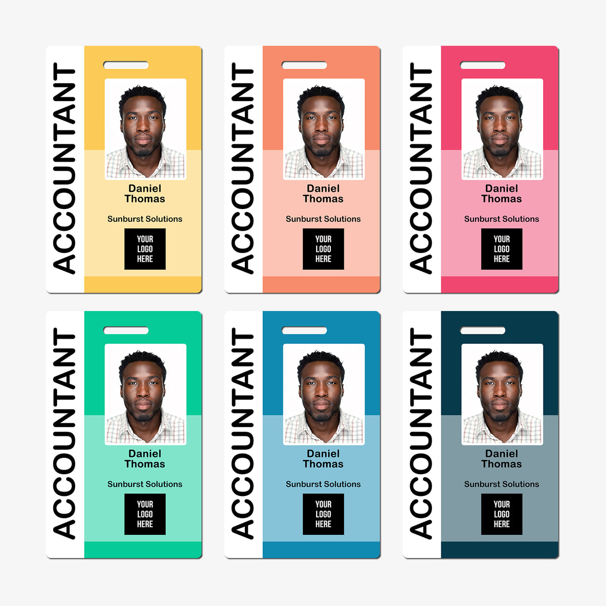 Staff Badge with Headshot - Multi-Job ID Card – BadgeSmith