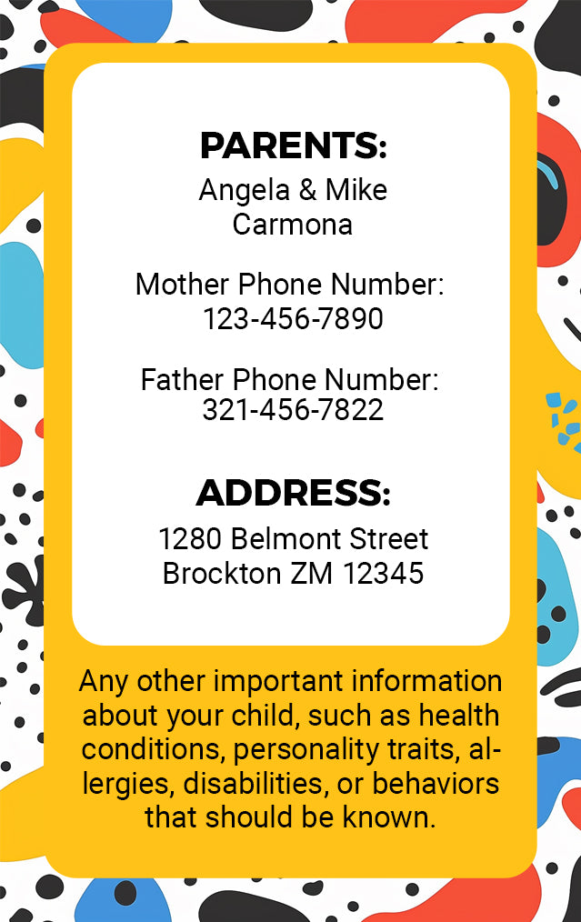 Child ID Badge - Safety Identification for Kids – BadgeSmith