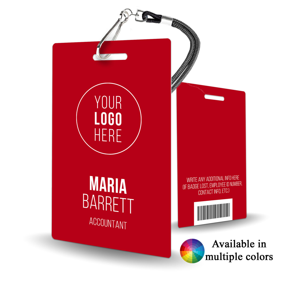 Name Badge with Logo – BadgeSmith