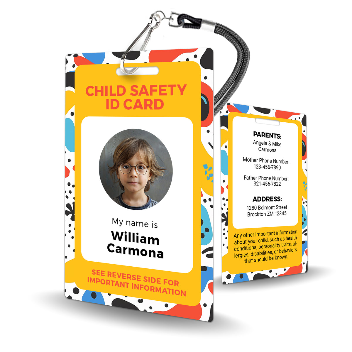 Child ID Badge - Safety Identification for Kids – BadgeSmith