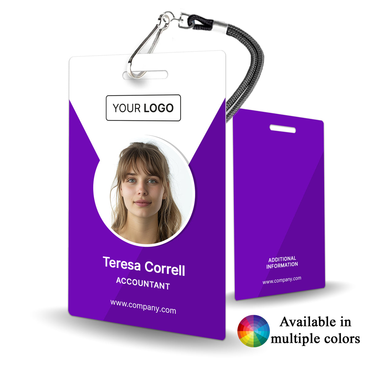 Corporate ID Badge - Sleek Design – BadgeSmith