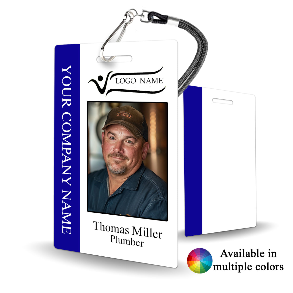 Custom Maintenance & Production Staff Badge for Construction and Trade ...