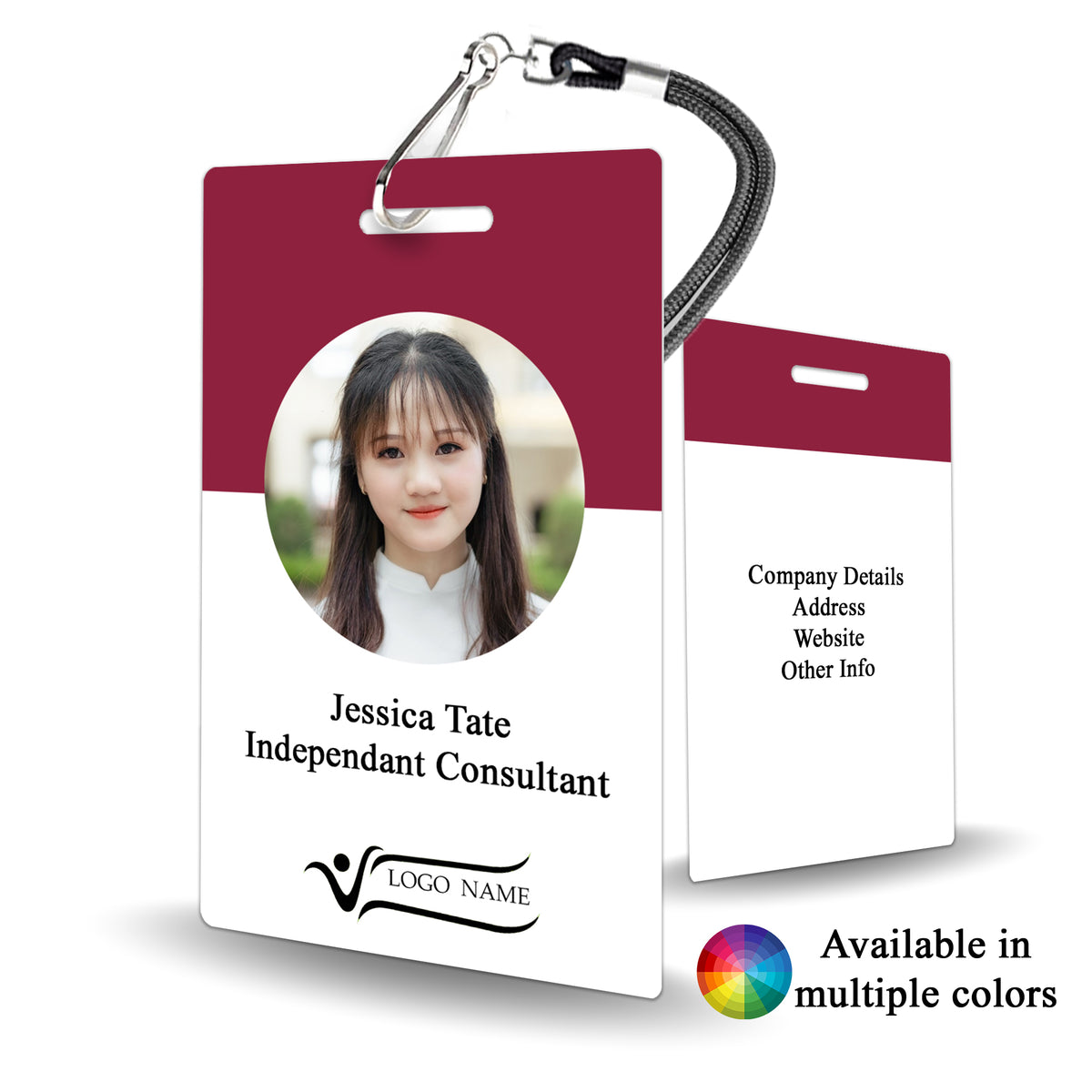 Customizable ID Card with Photo – BadgeSmith