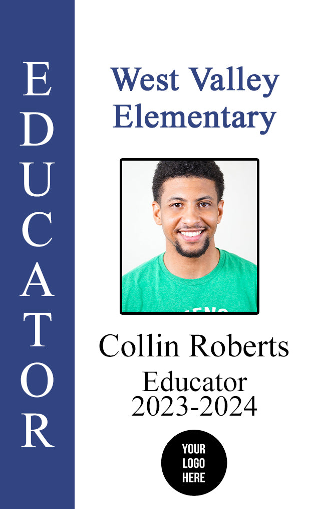 Custom Teacher Staff Badge - Educator ID Card – BadgeSmith