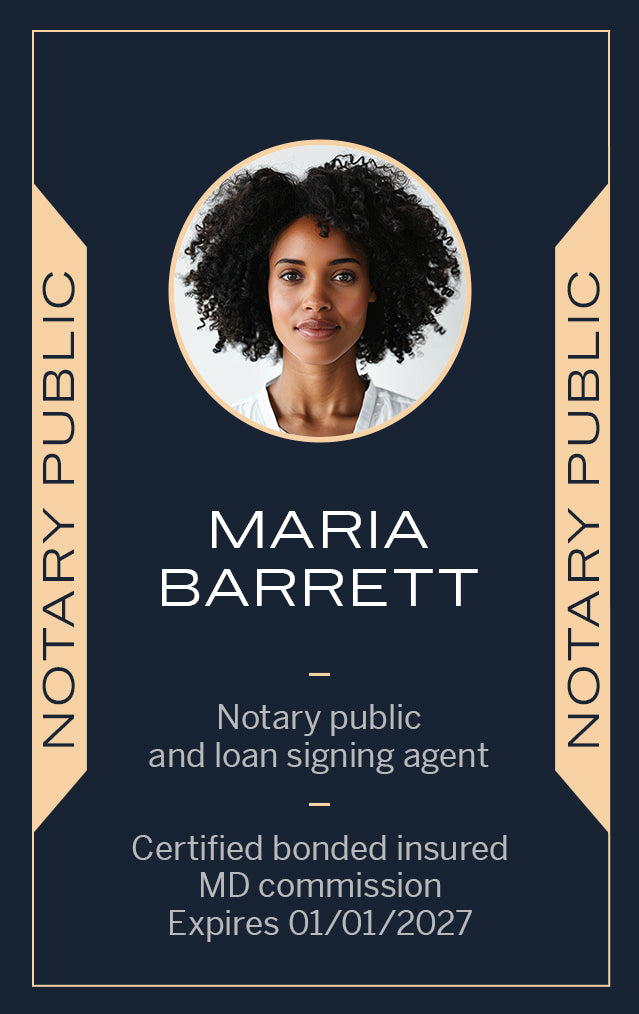 Premium Notary Badge - Personalized Design – BadgeSmith