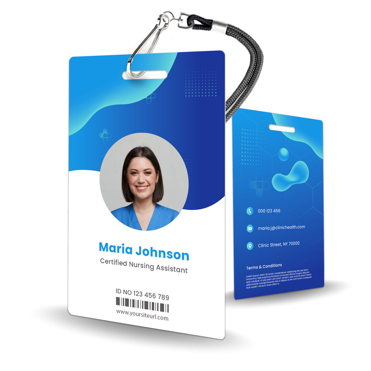 Healthcare Worker ID Badge - Medical Staff Identification – BadgeSmith