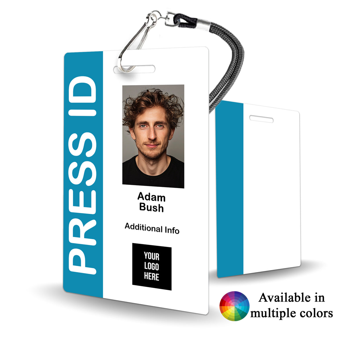 Journalism Staff Badge for Media and Broadcasting Custom – BadgeSmith