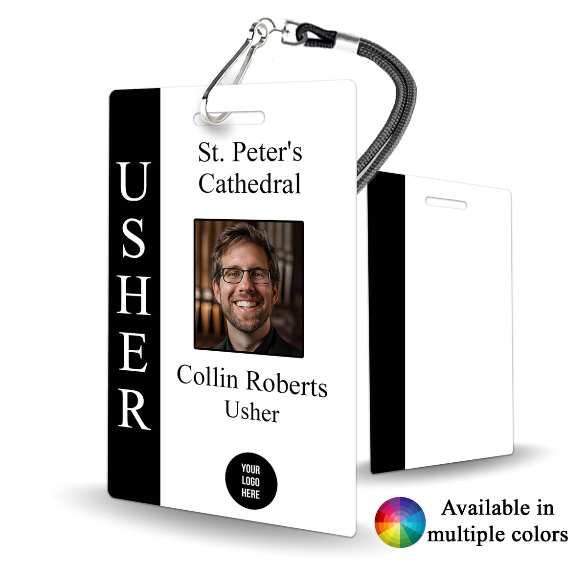 Usher Staff Badge for Church Custom – BadgeSmith